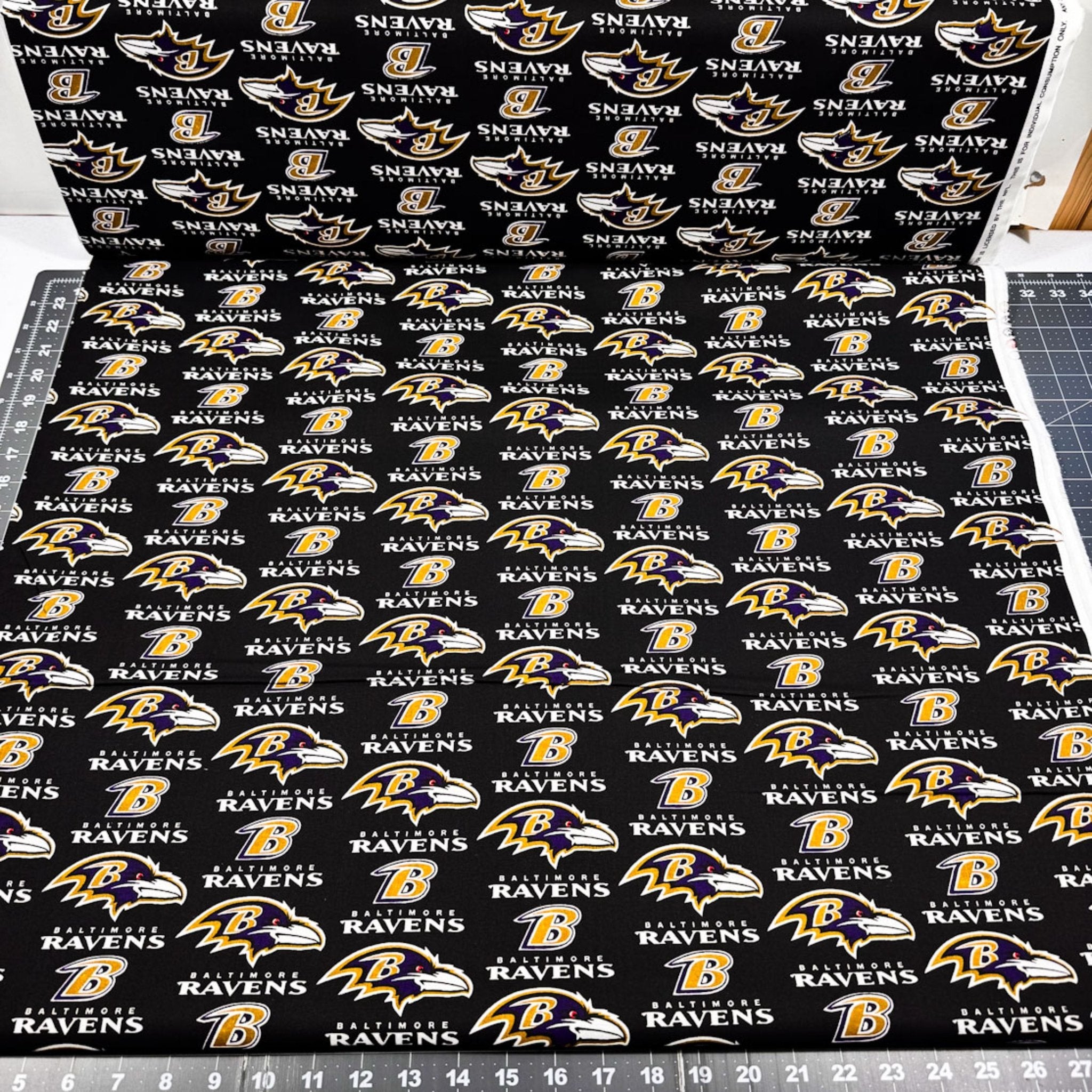 Baltimore Ravens Fabric 6041D NFL Cotton Fabric – Mary Jo Fabrics