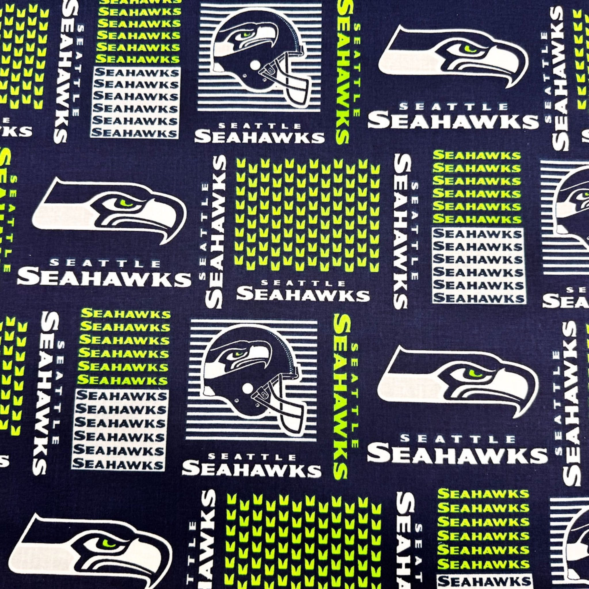 Seattle Seahawks Fabric 6470-D NFL Cotton Fabric – Mary Jo Fabrics