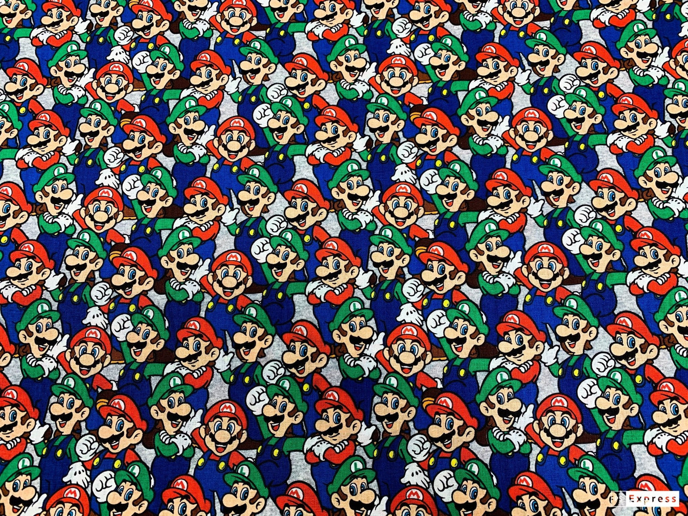 Super Mario fabric Mario Luigi game fabric – Mary Jo Fabrics
